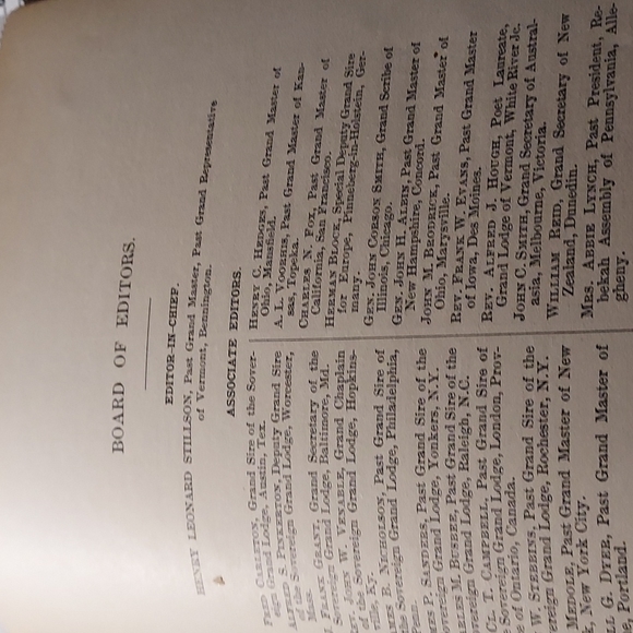 Vintage 1897 IOOF History Book | Accents | Vintage 897 History Of Odd ...